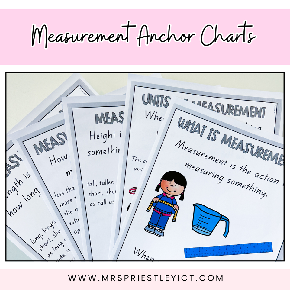 Measurement Anchor Charts – Mrs Priestley ICT