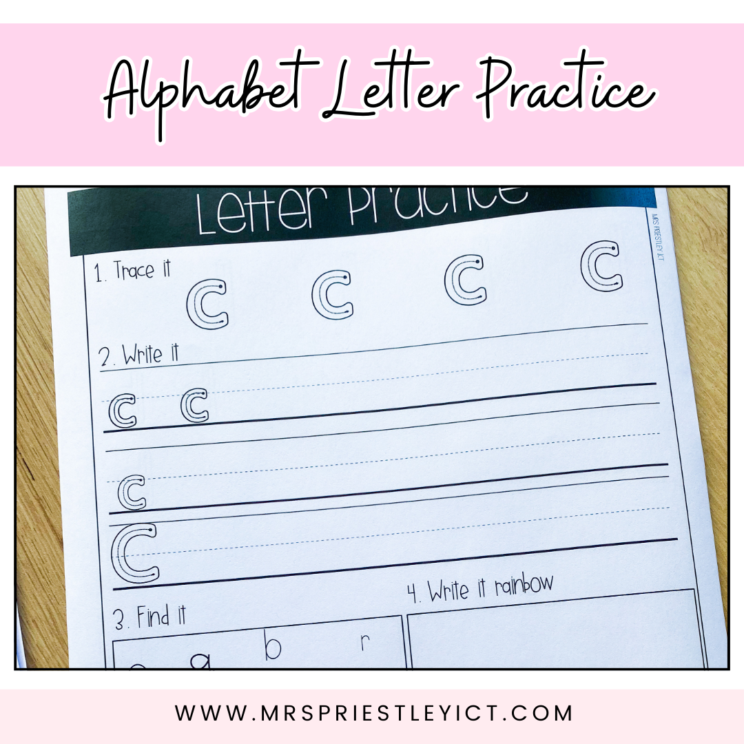 Alphabet Letter Practice – Mrs Priestley ICT