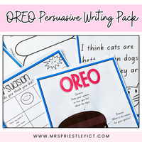 OREO Persuasive Writing Pack – Mrs Priestley ICT