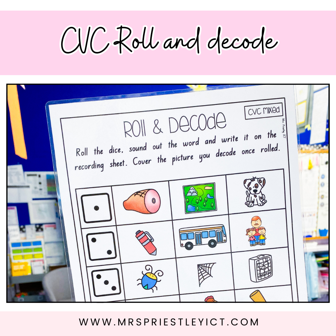 CVC Roll and Decode – Mrs Priestley ICT