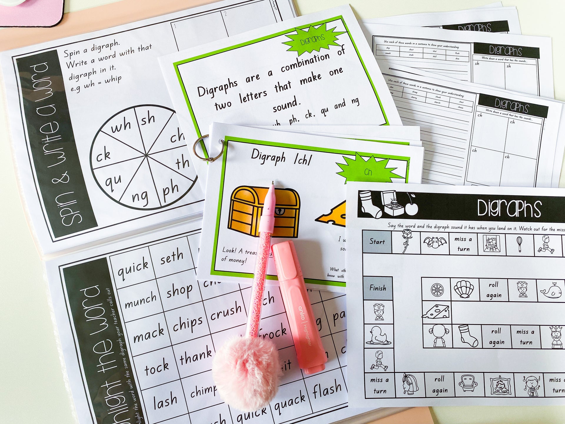 Digraph sound pack – Mrs Priestley ICT