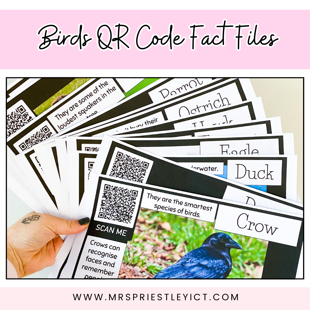 Bird QR code fact files – Mrs Priestley ICT