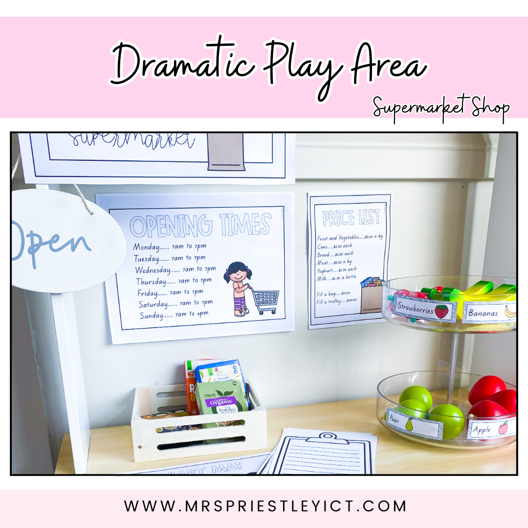Dramatic Play Area - Supermarket Shop – Mrs Priestley ICT