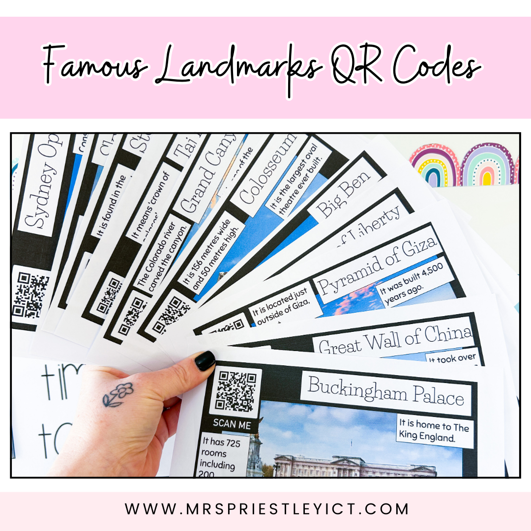 Famous Landmarks QR code fact files – Mrs Priestley ICT
